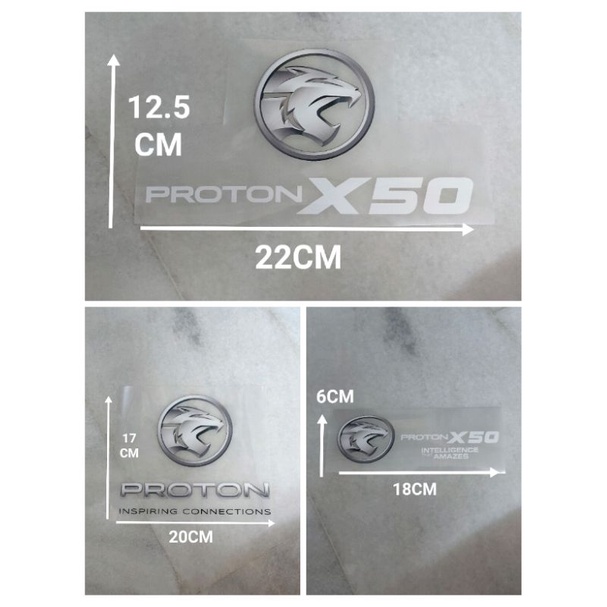 proton x50🔥proton new logo Hot stamping stickers | Shopee Malaysia