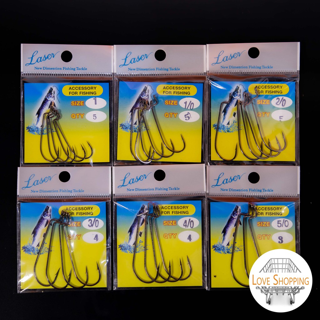 Rubber Worm Hook Texas Bait Fish Fishing | Shopee Malaysia