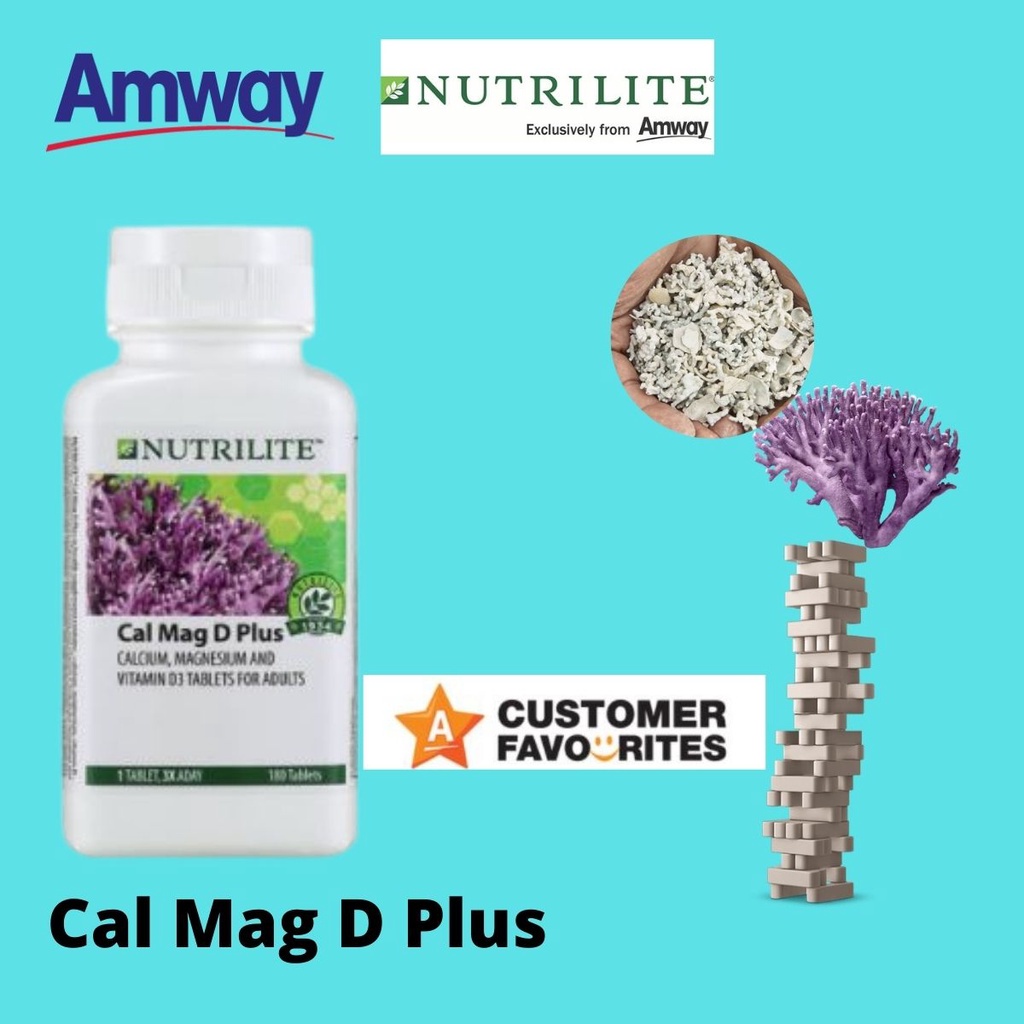 AMWAY Nutrilite Calcium Mag D Plus Re-packed - Trial Pack / 70 Tab ...