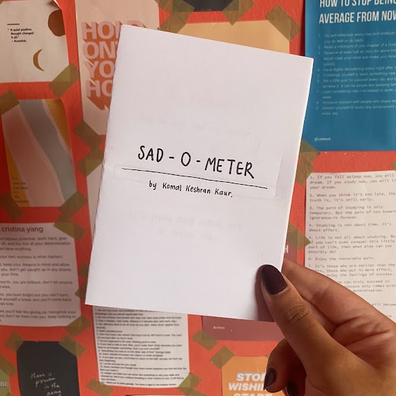 sad-o-meter - a zine by Komal Keshran (PRINT) | Shopee Malaysia
