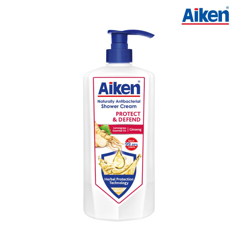 Aiken Antibacterial Shower Cream Protect & Defend 950g | Shopee Malaysia