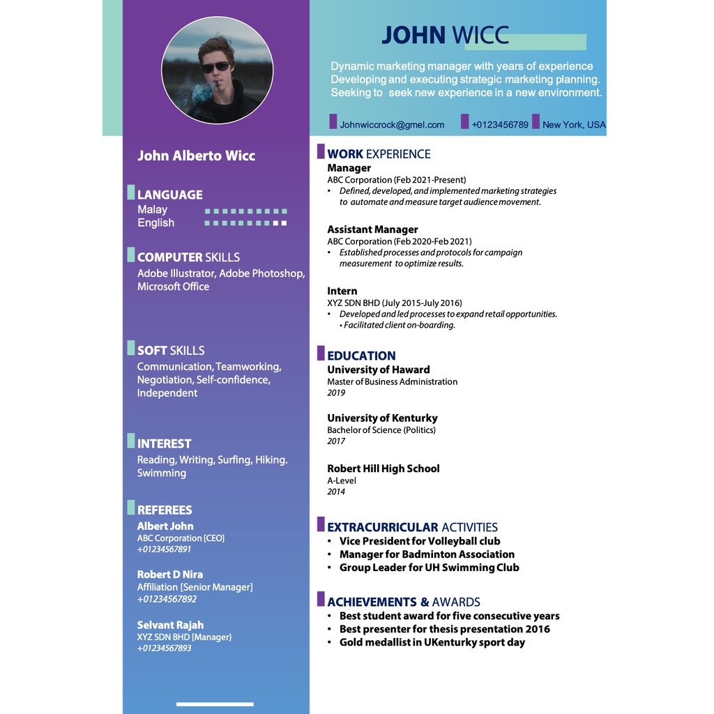 Template Resume dan CV MURAH dan MUDAH | Shopee Malaysia