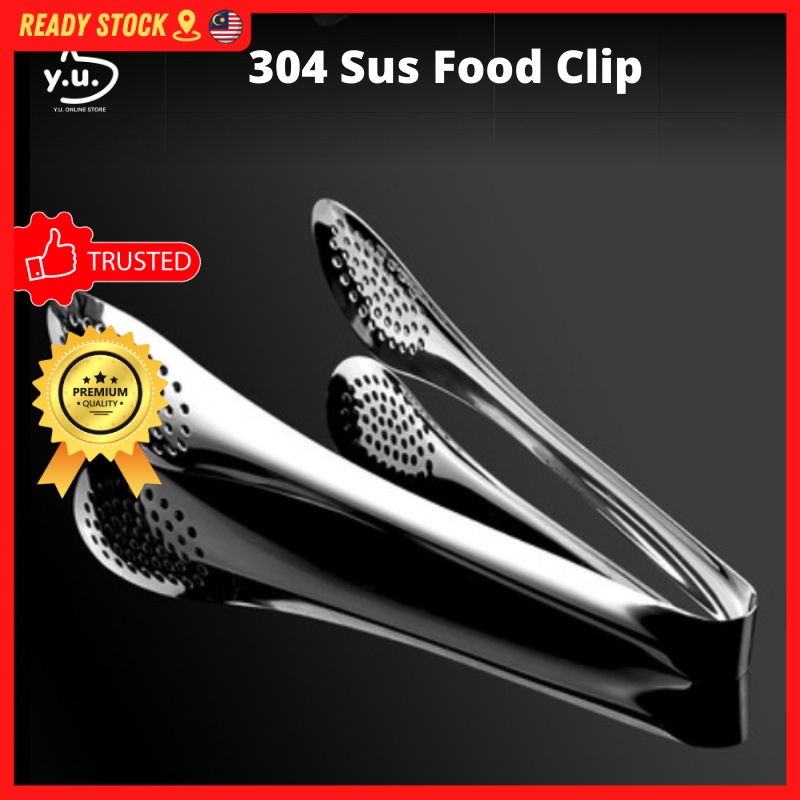 YU Ready Stock Food Clip Tongs Bread Anti-scalding Clipper Buffet ...