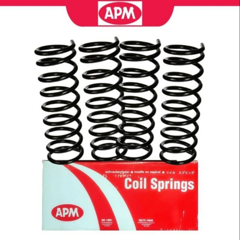 EL APM PROTON WAJA GEN2 COIL SPRING STANDARD FRONT AND REAR APM 1SET ...