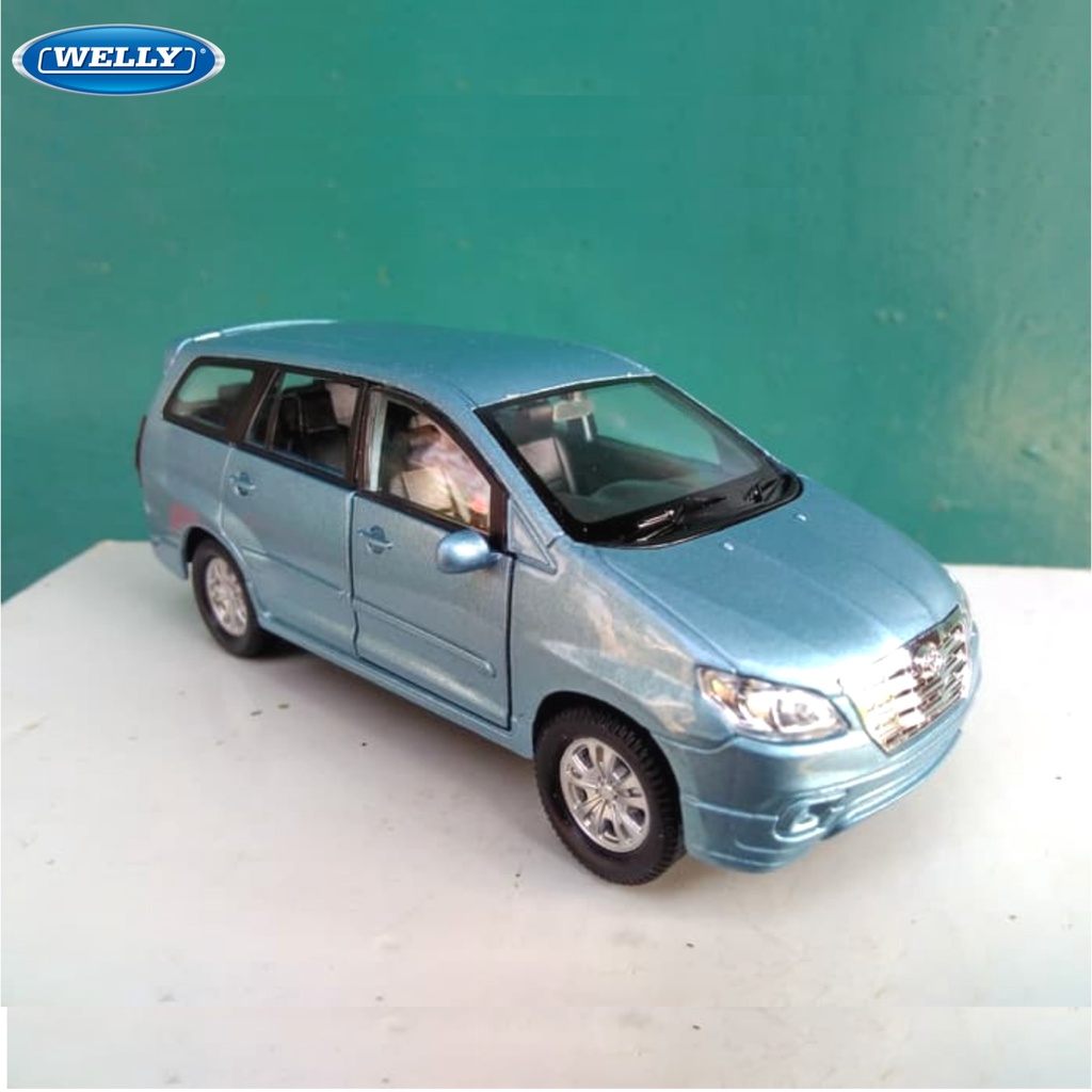 REPLIKA Diecast Innova car miniature Toyota kijang Welly Blue Miniature ...