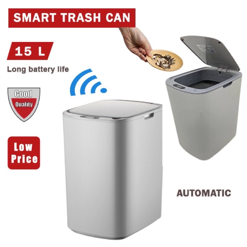 Smart Sensor Dustbin 15L | Shopee Malaysia