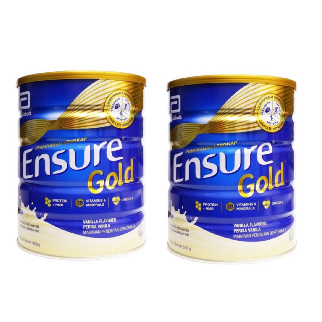 ENSURE GOLD VANILLA 850G X2 TWINPACK FOC 4'S | Shopee Malaysia