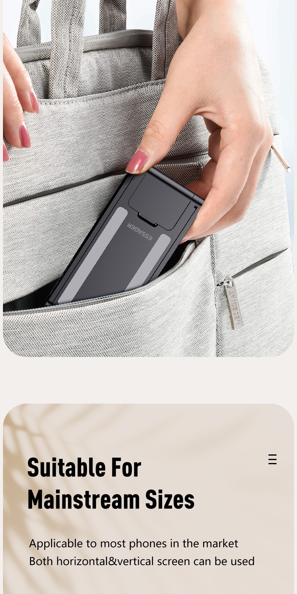 Essager Foldable Desktop Stand Triple Protection Multi-Gear Adjustment ...