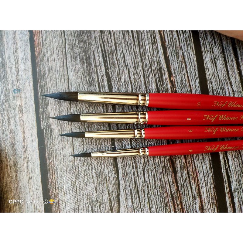 READY STOCK NEEF Watercolour brush Animal hair artist水彩笔动物毛 | Shopee ...