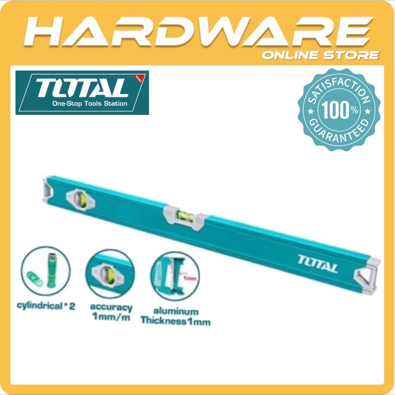 TOTAL Spirit Level 40cm / 60cm - TMT24036 / TMT26036 | Shopee Malaysia
