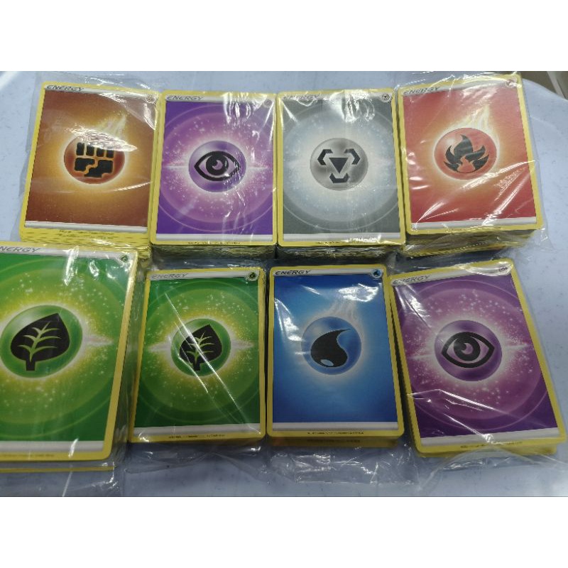 Ready Stock - Pokemon Energy Card - Energies Bulk Mix Energy Pack ...