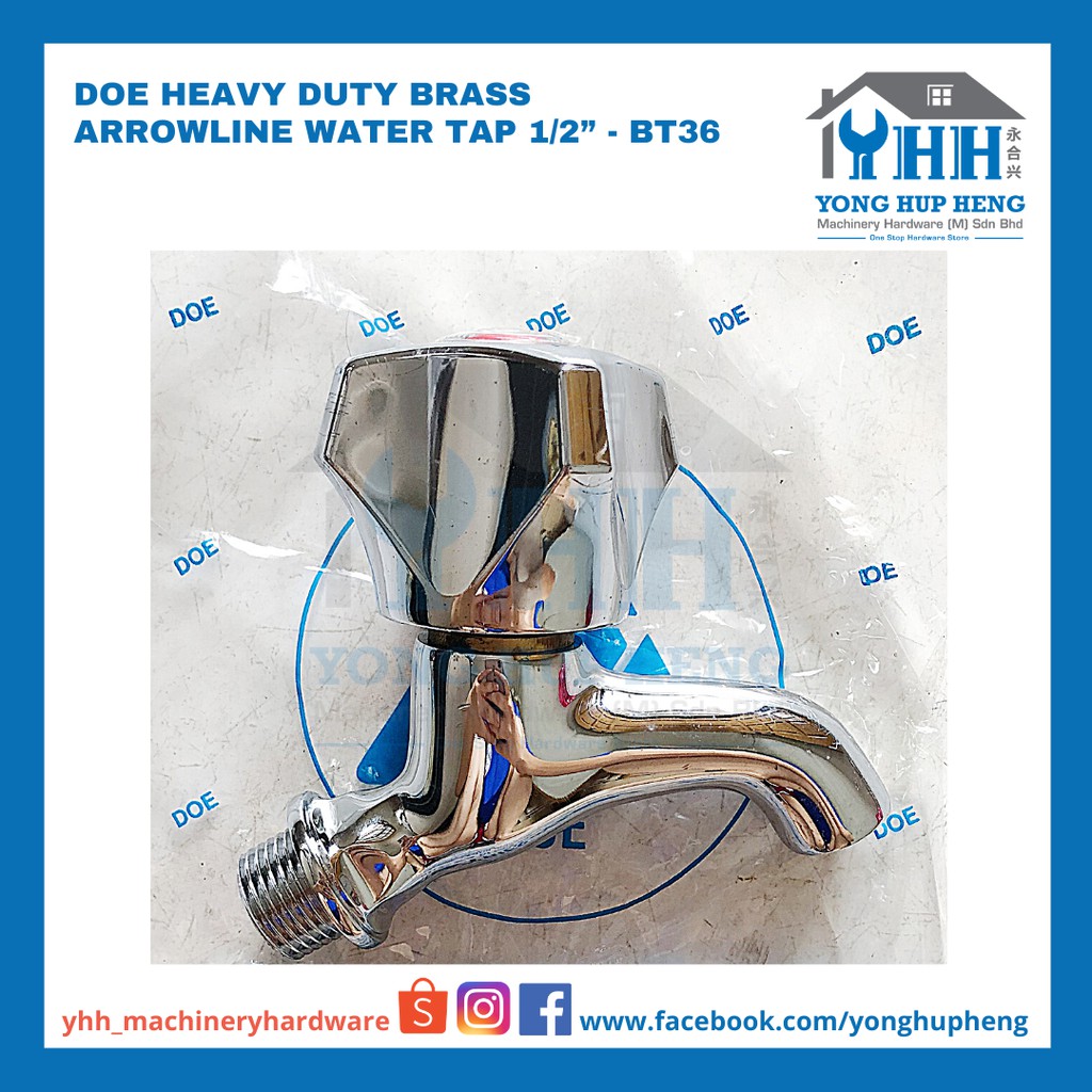 [100% ORIGINAL] DOE HEAVY DUTY BRASS ARROWLINE WATER TAP 1/2” - BT36 ...