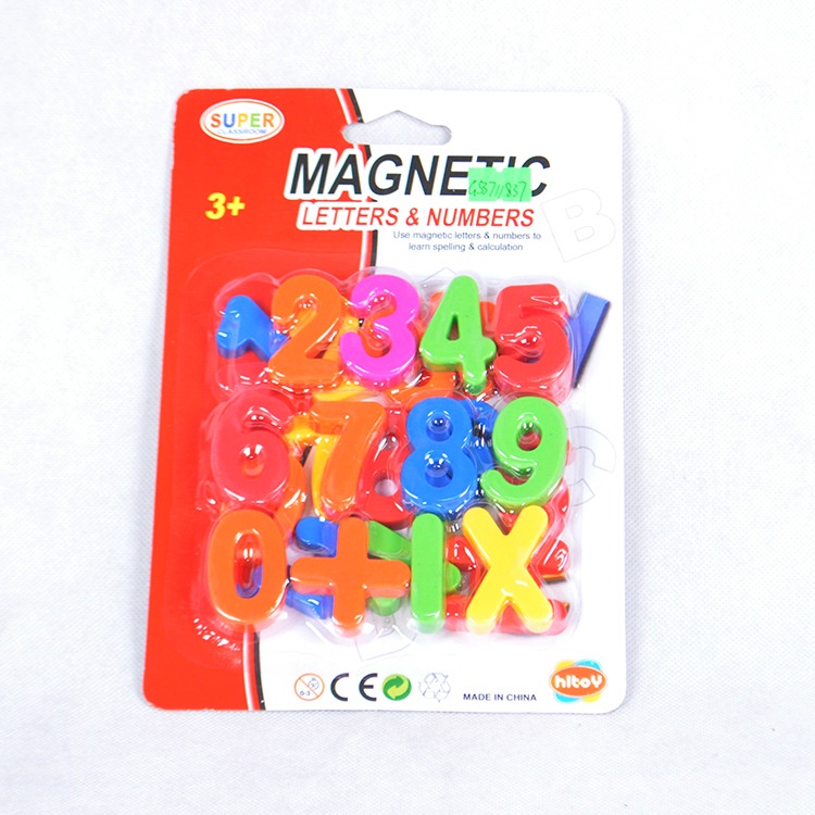 Magnetic Colorful Uppercase / Lowercase Alphabets Letters Numbers ...
