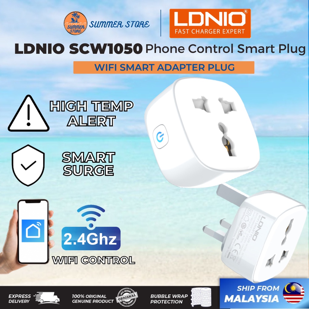 LDNIO SCW1050 Smart Plug Wifi Intelligent Linkage Universal Wall ...