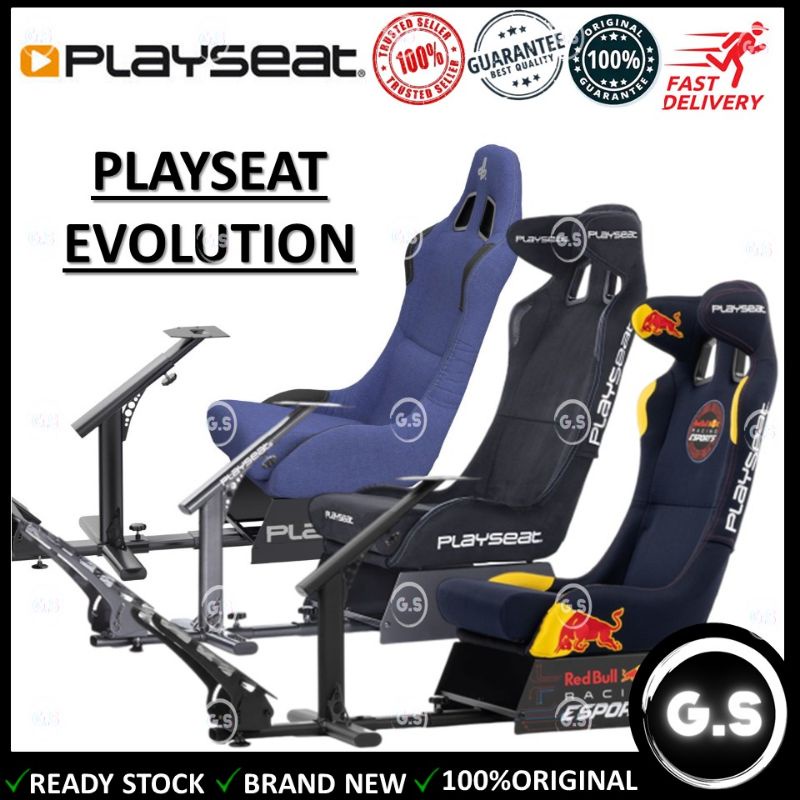 PLAYSEAT® EVOLUTION BLACK , BLUE , RED BULL , NASCAR & ACTIFIT RACING ...