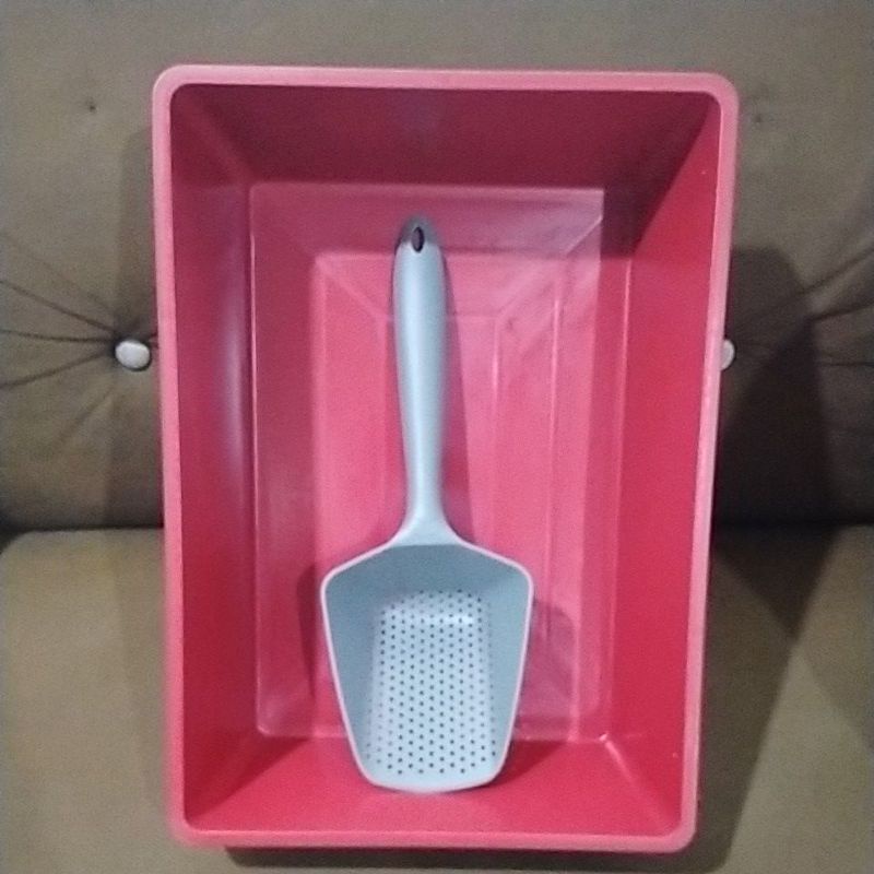 BEKAS PASIR KUCING 🐱🐱🐱 READY STOCK Bekas Pasir Kucing + penyudok / Cat ...