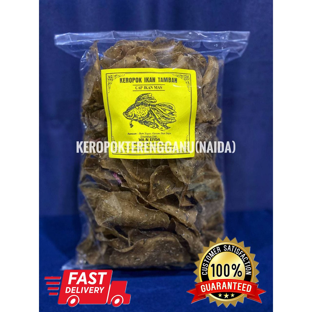 1KG Keropok Ikan Tamban Asli Pengkalan Setar (Extra Ikan) Terengganu ...