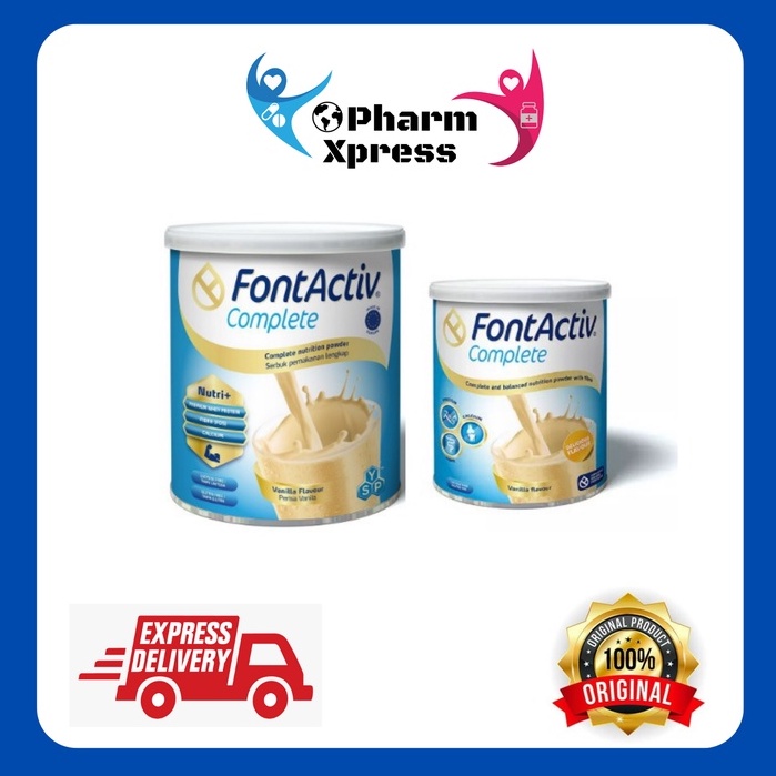 FontActiv Complete Vanilla Flavour 400g / 800g (Font Activ) | Shopee ...