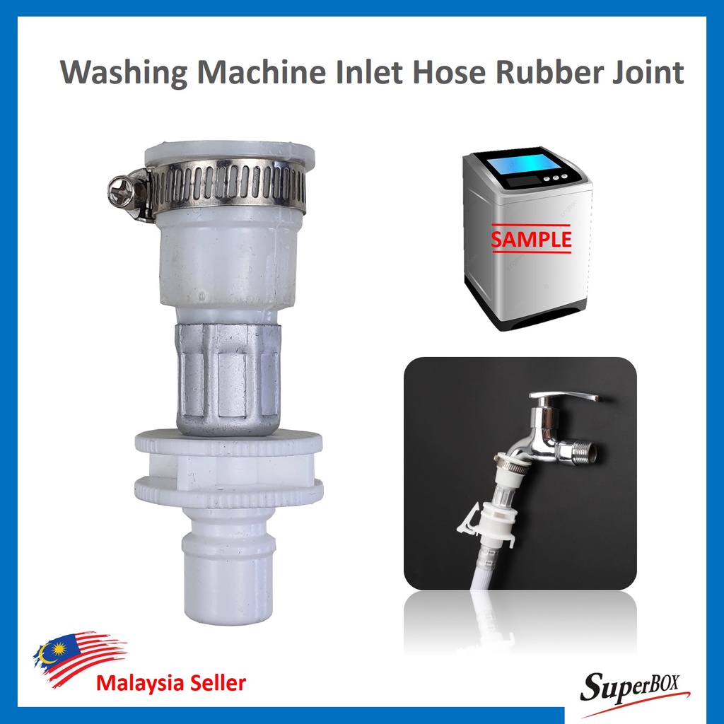 Top Load Inlet Hose Connector Pipe Rubber Joint For Washing Machine ...