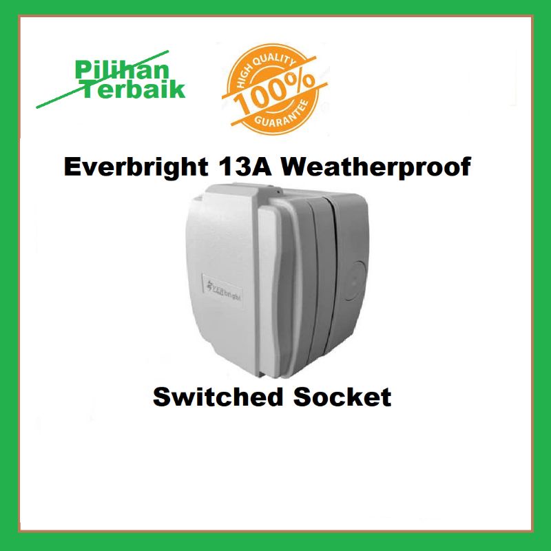 Everbright @ 13A Weatherproof Combination Switched Socket | Shopee Malaysia Everbright @ 13A Weatherproof Combination Switched Socket | Shopee Malaysia