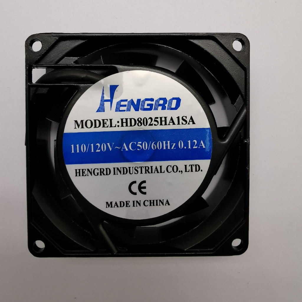 HENGRD 110/120VAC Axial Blower Fan with Sleeve Bearing 80 x 80 x 25mm (HD8025HA1SA) | Shopee ...