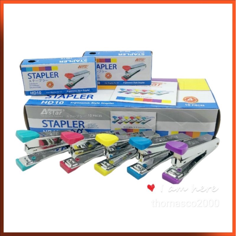Astar No-10 Stapler 订书机 (Stationery School Office Ergonomic Style ...