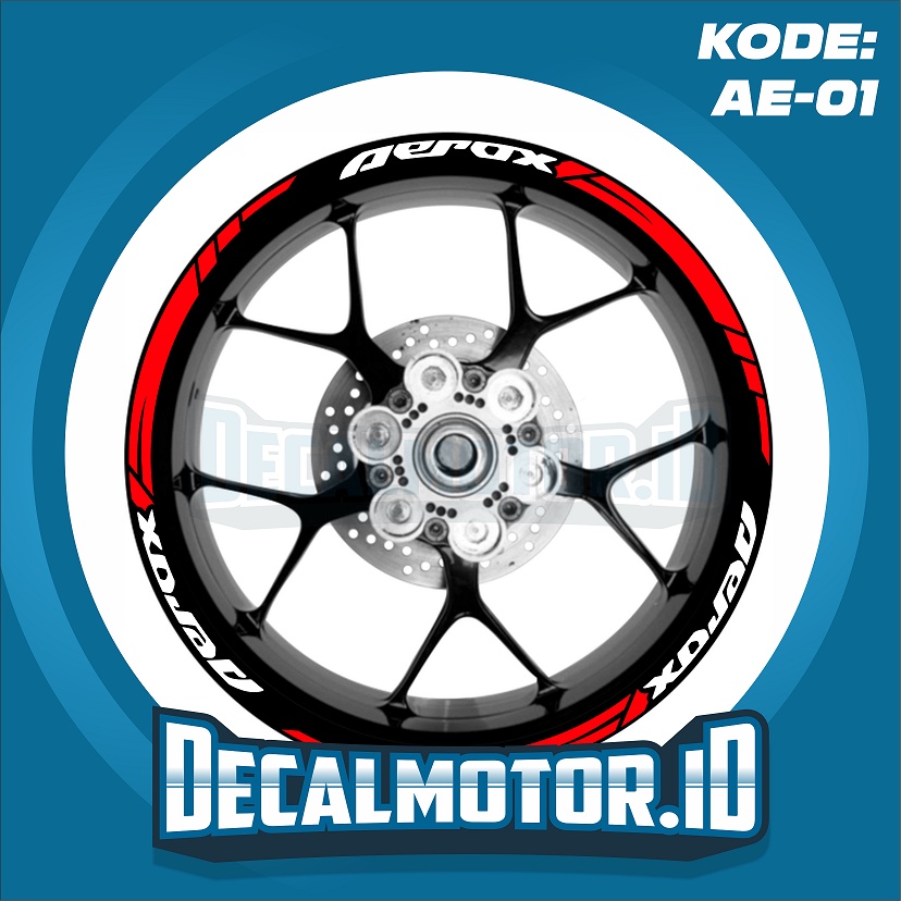 Aerox Rim Sticker Accessories - Aerox Rim Cutting - Aerox Rim Cutting ...