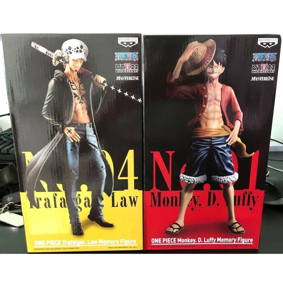 BANPRESTO One Piece Memory Figure - Luffy/Law | Shopee Malaysia