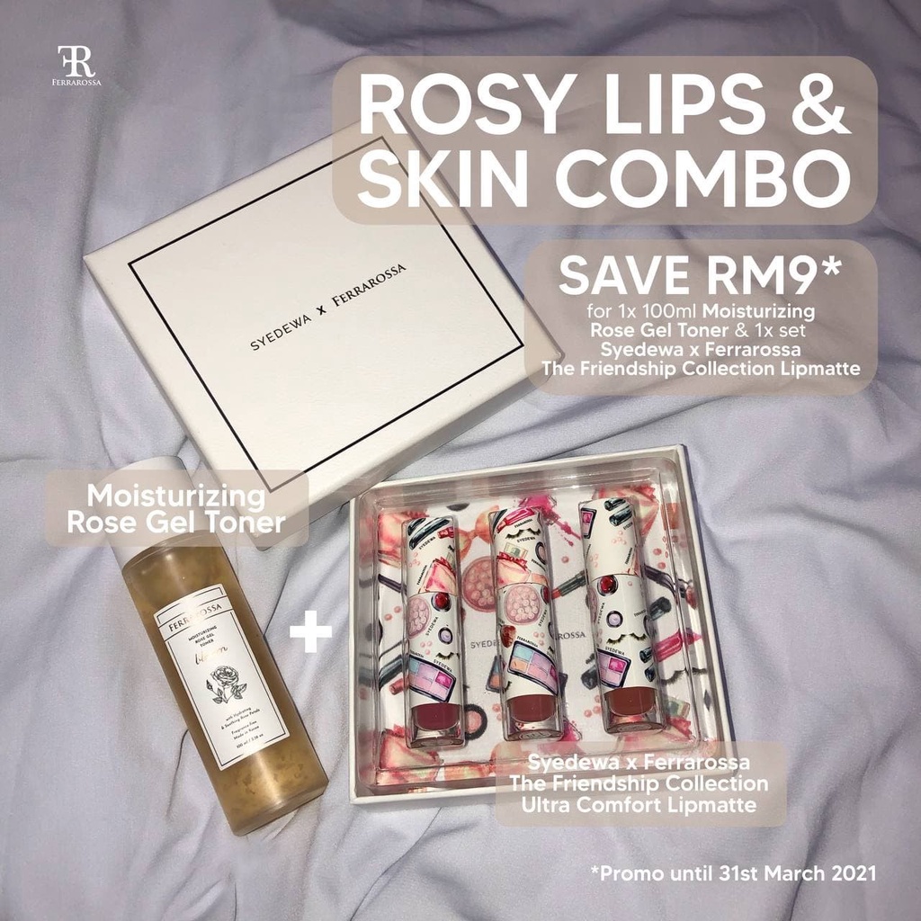 Ferrarossa Rosy Lips & Skin Combo | Shopee Malaysia