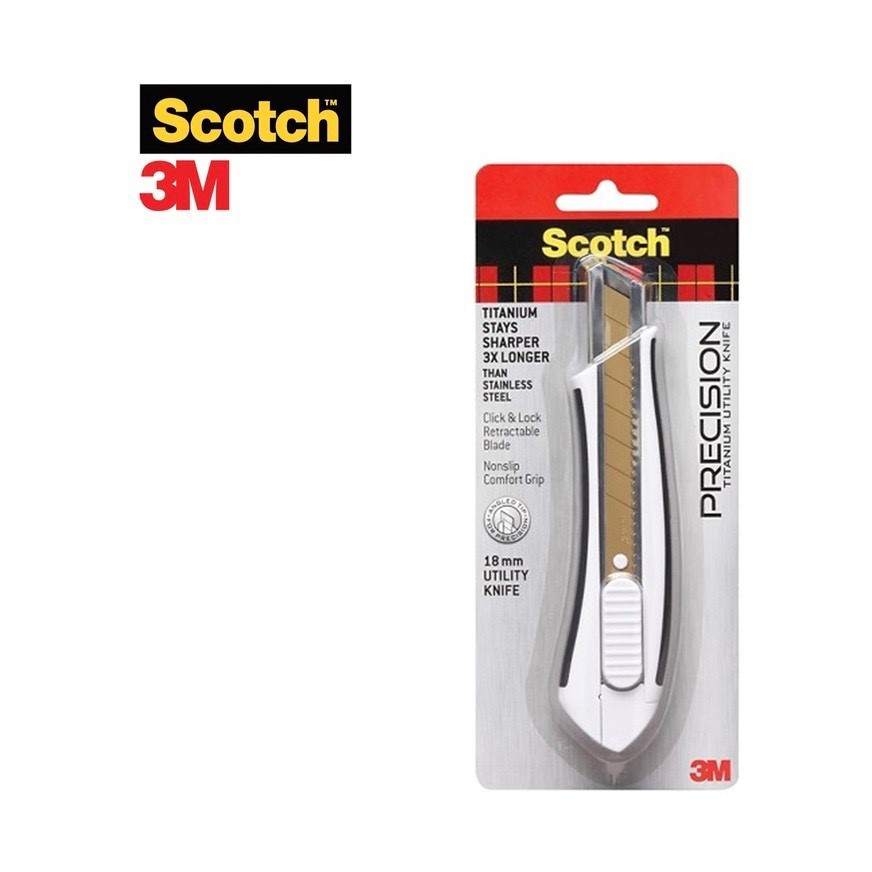 3M Scotch Large Titanium Utility Knife ( 18mm ) | Shopee Malaysia