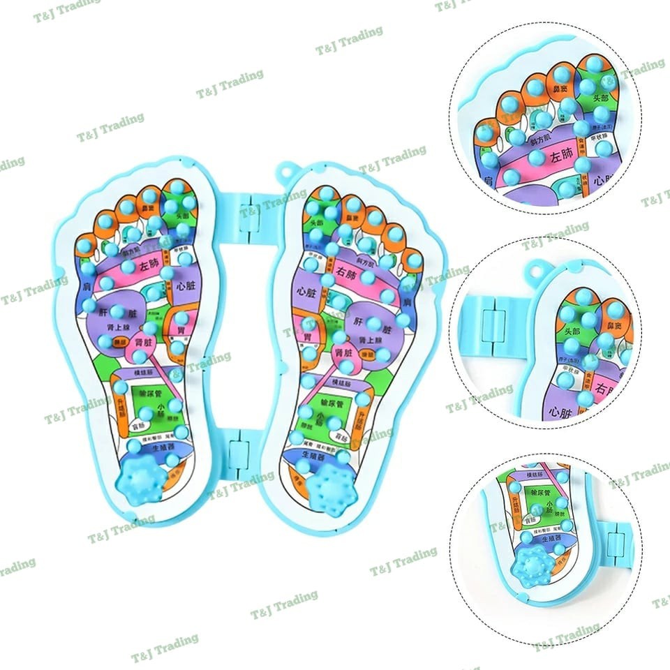 TNJ Portable Reflexology Foot Massage Pad Improve Blood Circulation ...
