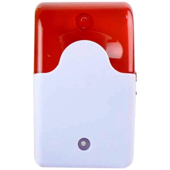 Alarm 12V Mini Strobe Light Siren Horn DIY Emergency Panic Alarm (stock ...