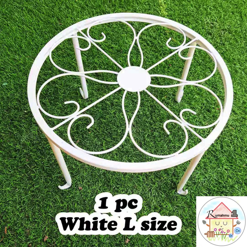 [𝗥𝗲𝗮𝗱𝘆 𝗦𝘁𝗼𝗰𝗸]Flower Pot Stand/ Garden Wire Metal Rack Flower Pot Plant ...