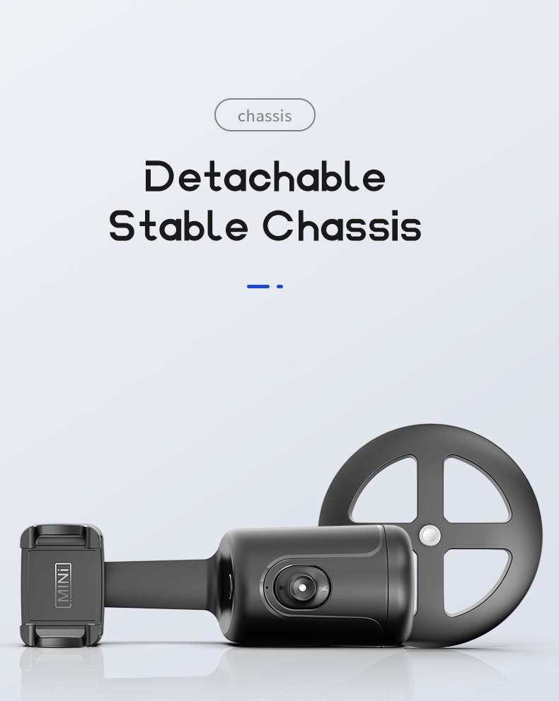 P01 Auto Face Tracking Phone selfie stick Smart 360°rotation holder AI ...