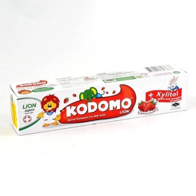 Kodomo Lion Toothpaste Strawberry (80g) | Shopee Malaysia