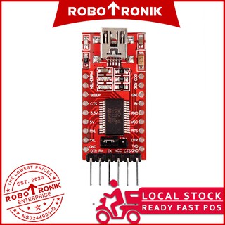 FTDI - USB to TTL Serial, (TX/RX) UART Converter Module FT232RL ...