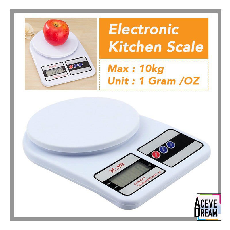 10 KG Electronic Digital Kitchen Scale Food Weighing Measure Machine ...