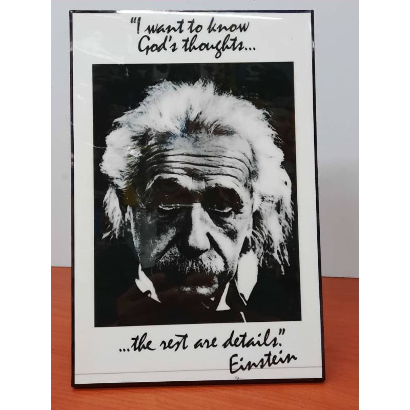 Albert Einstein Frame Plaque | Shopee Malaysia