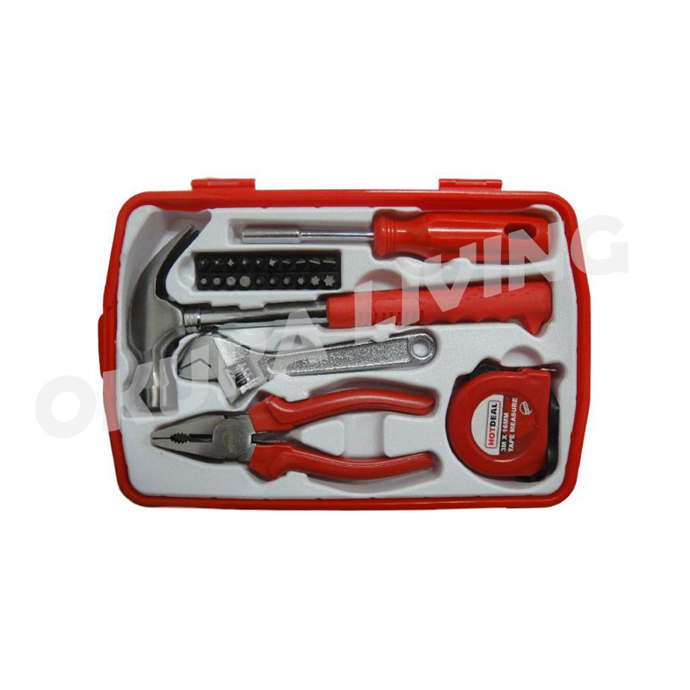 OKURA 25PCS Multi-use Home Hand Carry Tool Kit (Household DIY Tool Set) | Shopee Malaysia