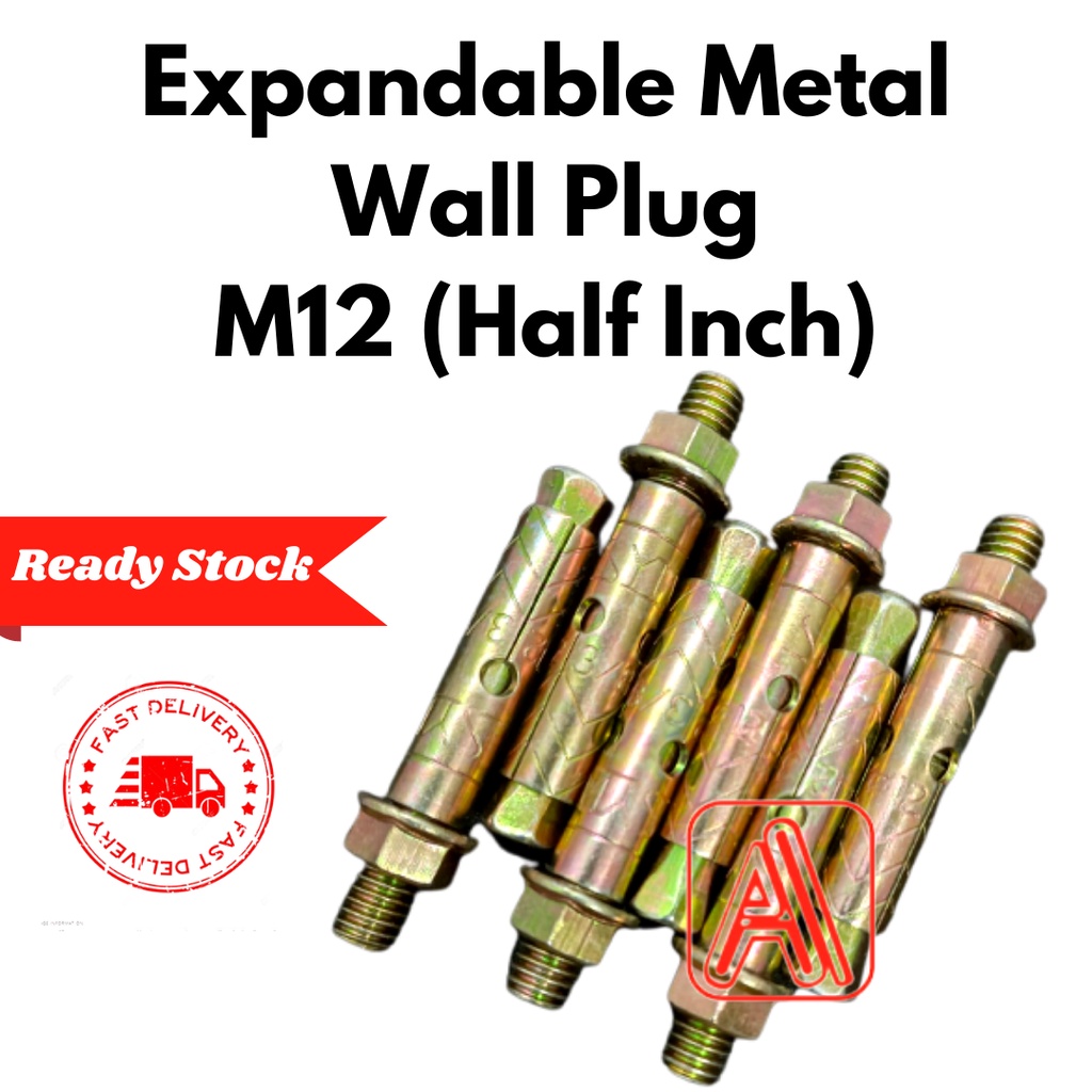 SYW (M12) Half Inch Sleeve Anchor Expansion Bolt Iron Wall Plug/ Sleeve ...