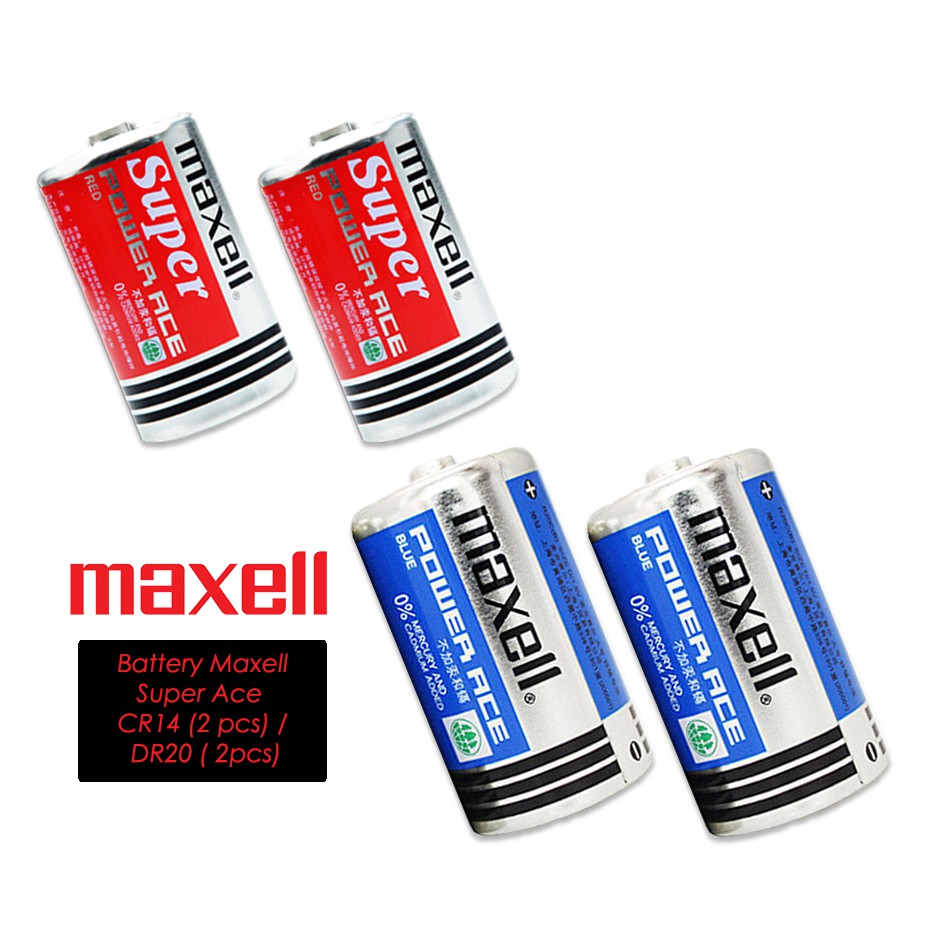 Original Maxell Super Power Ace Size C & D Battery (2pcs) | Shopee Malaysia