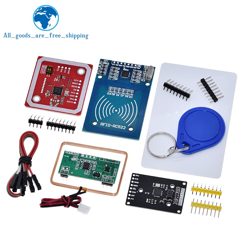 NFC RFID module RC522 MFRC-522 PN532 RDM6300 Kits S50 13.56 Mhz 125Khz ...