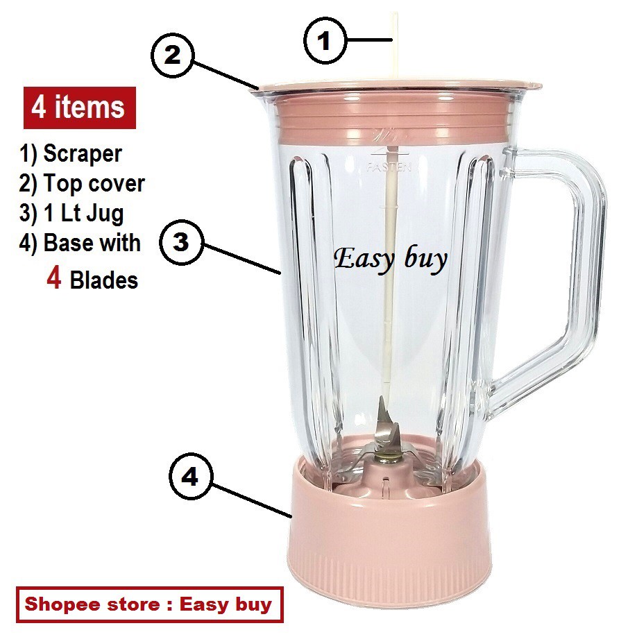 Bekas Blender Jug 1L Compatible Pensonic /Panasonic/National/SHARP ...