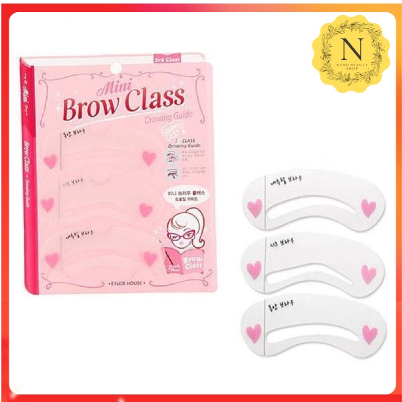 (Ready Stock) 3 Styles Shape Mini Eye Brow Class Frame Drawing Guide ...