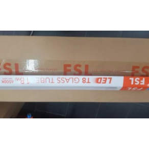 FSL SIRIM & GDL T8 LED GLASS TUBE day light 65k 9W 2feet 2 kaki pendek 30pcs 1 box ctn foshan1 n ...