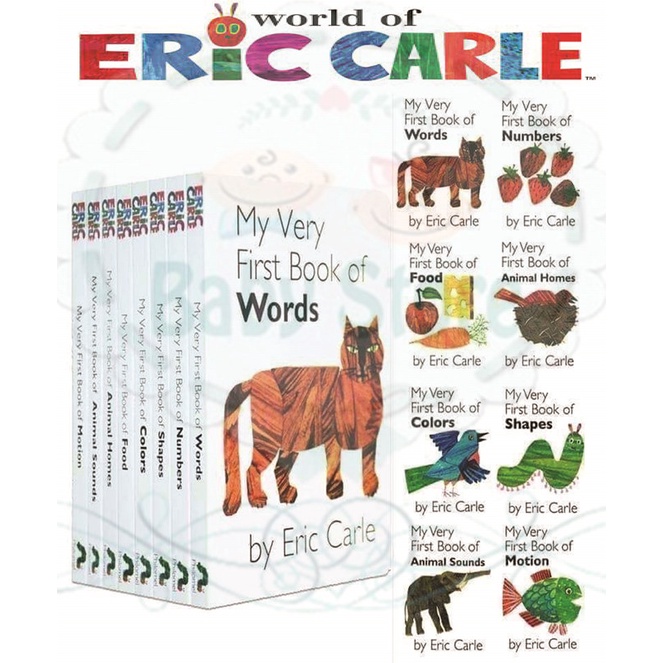Eric Carle My Very First Book Set of 8 Hard Cover | Shopee Malaysia