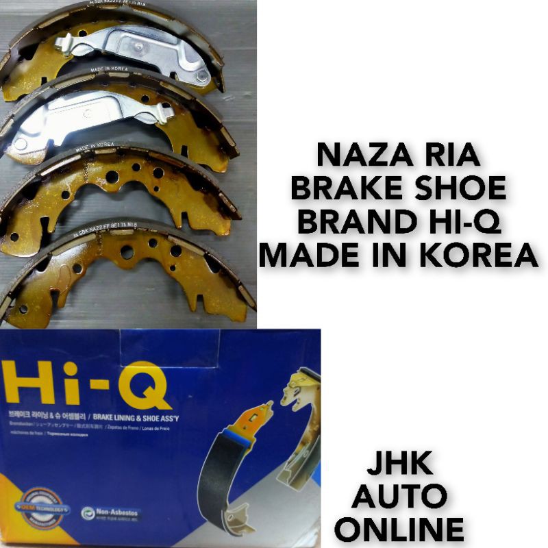 NAZA RIA BRAKE SHOE BRAND HI-Q SA126 | Shopee Malaysia