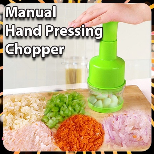 Sangat mudah! Manual Hand Pressing Cutter Kitchen Chopper Kitchen ...