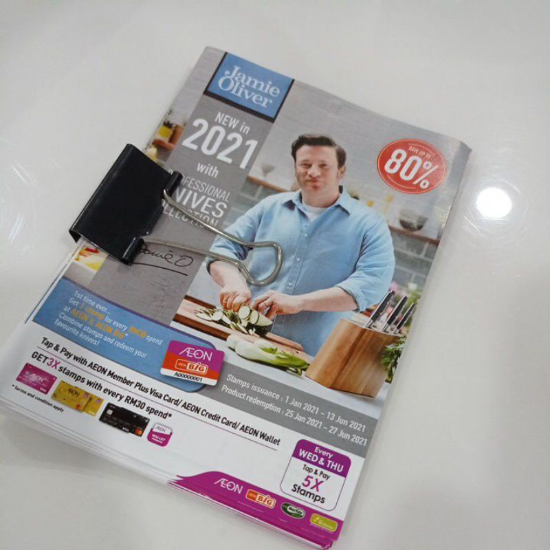 Aeon/ Aeon Big Jamie Oliver Professional Knives Sticker Redemption ...