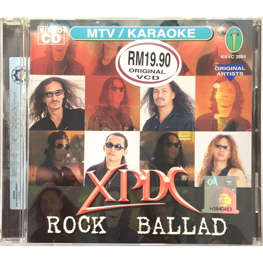 XPDC-Rock Ballad (MTV KARAOKE VCD) | Shopee Malaysia
